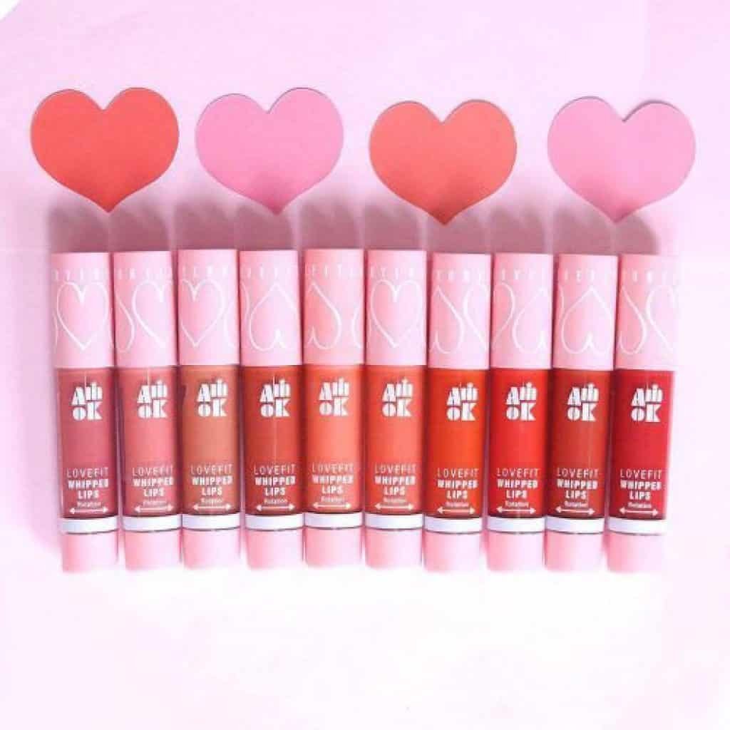 Khám phá dòng son kem nhà Amok - Amok Lovefit Whipped Lips
